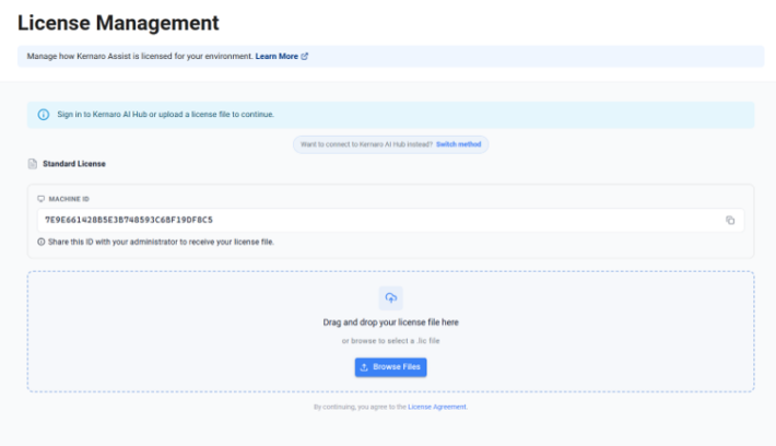 License Management User Guide - Kernaro